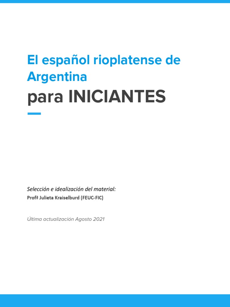 Cuadernillo Intensivo de Espan Ol | PDF | Lengua española | Alfabeto