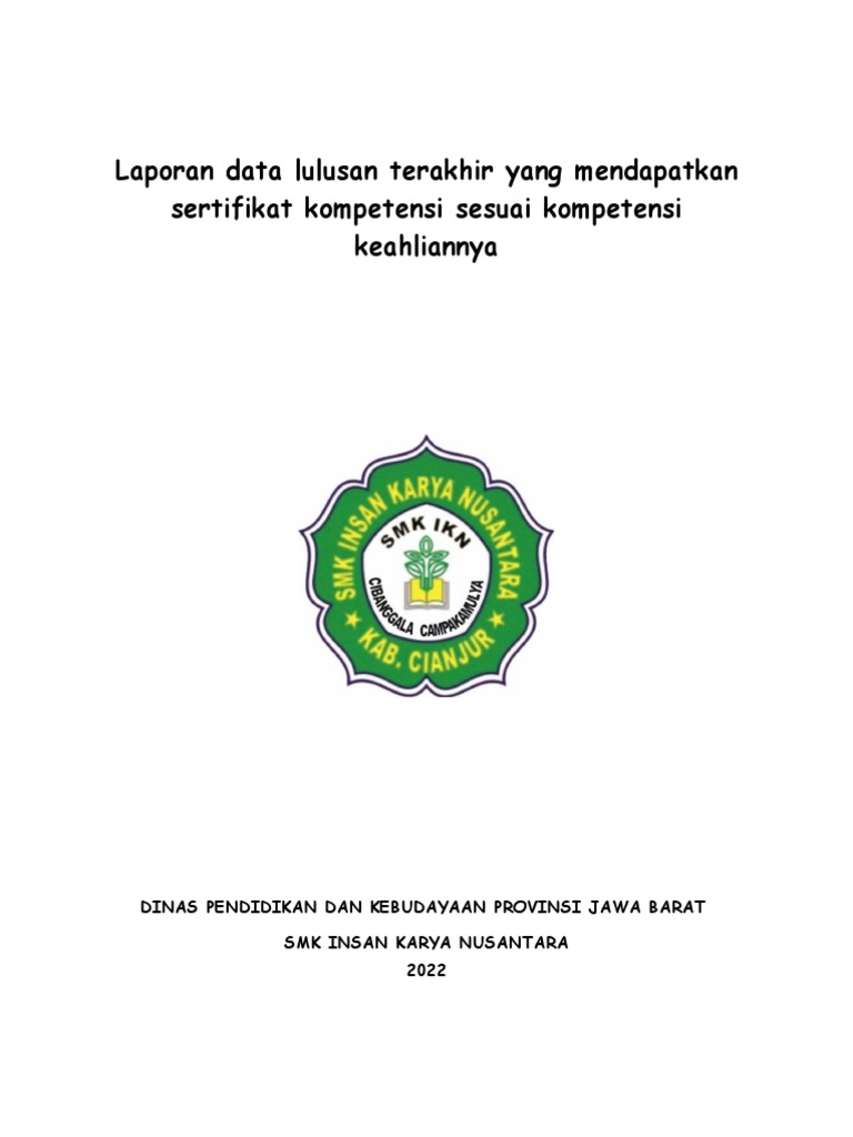 Data Lulusan Sertifikat Kompetensi | PDF