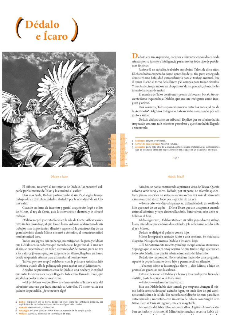 Dédalo e Ícaro | PDF | Minotauro