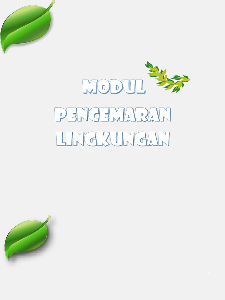 Kelas 7 - Pencemaran Lingkungan - Muhammad Meutuah Syahni | PDF