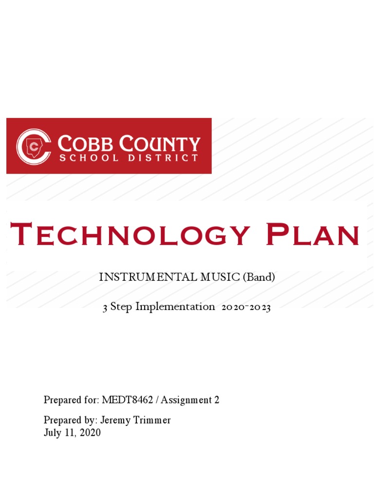 Slo2 - Medt 8462 Technology Plan | PDF
