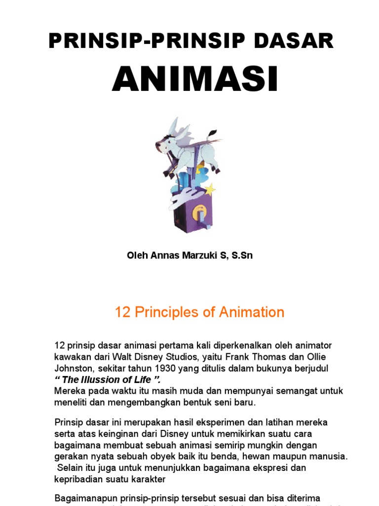 Prinsip Animasi | PDF