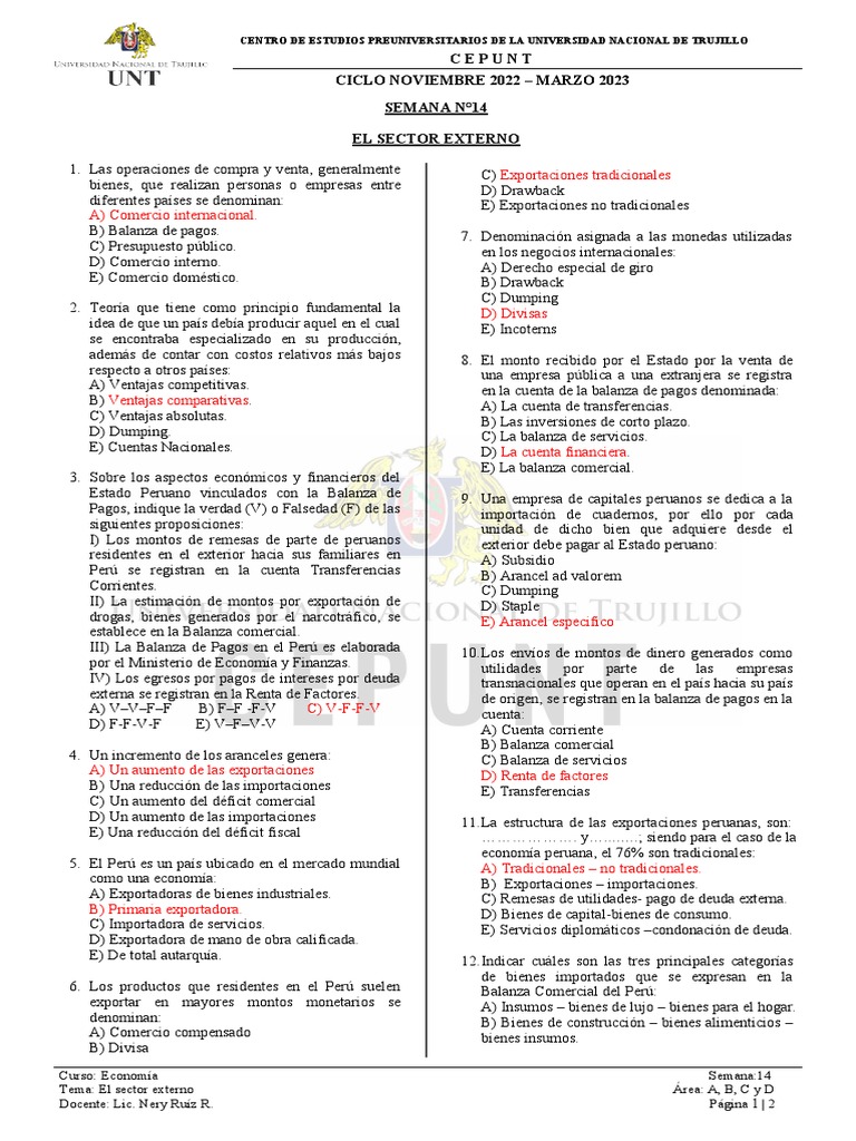 Semana 14 Solucionado | PDF Semana 14 Solucionado | PDF