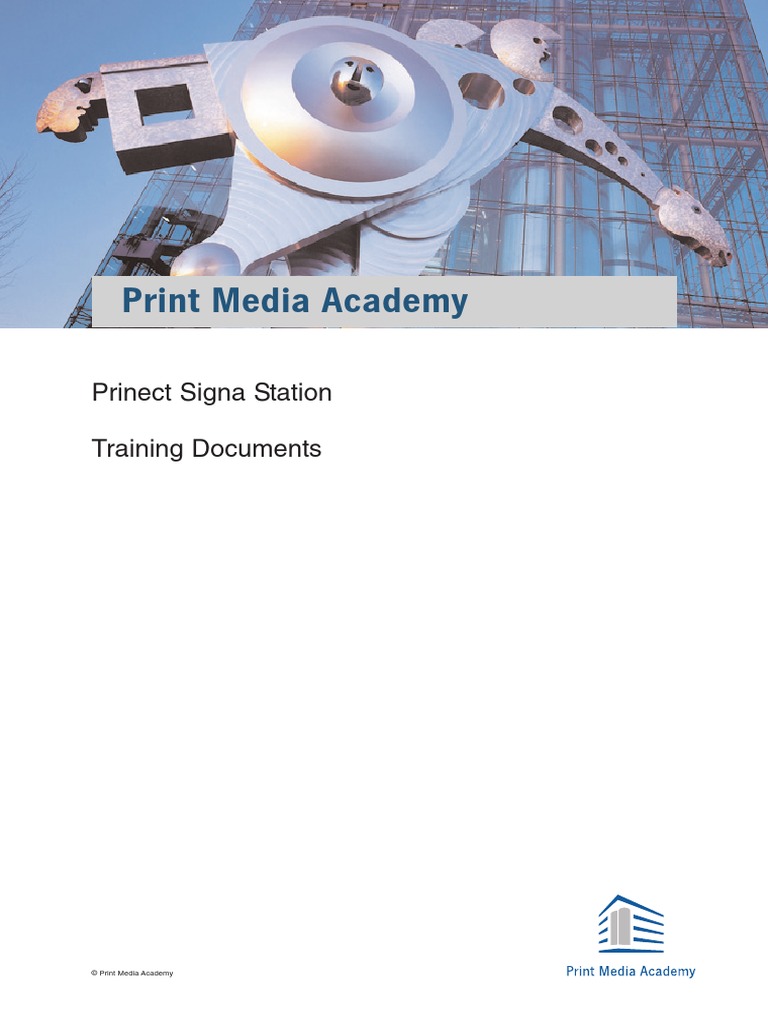 PrinectSignaStation Training PMA | PDF | Computer File | Menu (Computing)