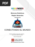 WRO Venezuela 2025: Categorías y Reglas | PDF | Robot | Robótica