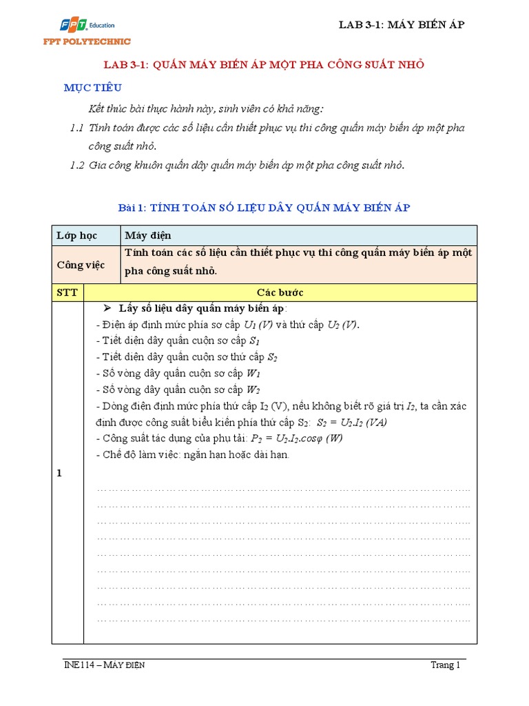 Lab 3-1 - May Bien Ap | PDF