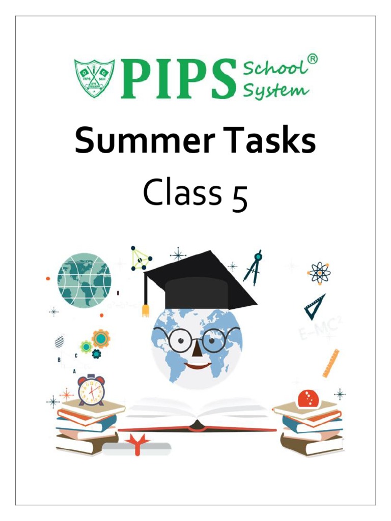 Class 5 Summer Tasks 2020 | PDF