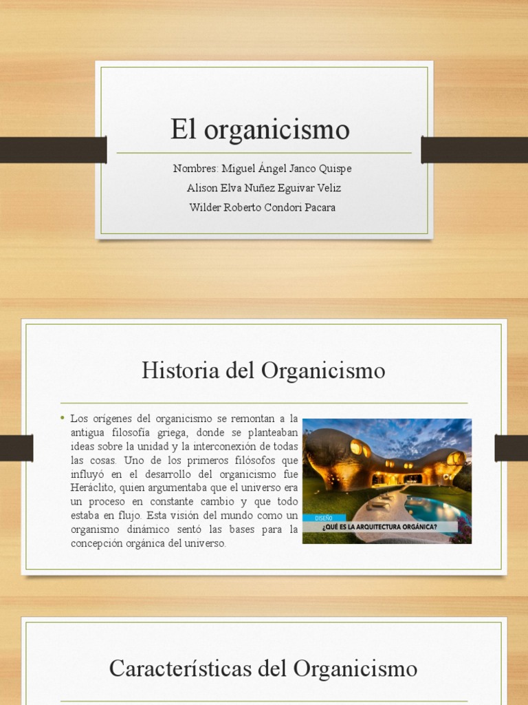 Historia y Características del Organicismo | PDF | Arte