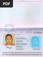 Passport Front Page | PDF
