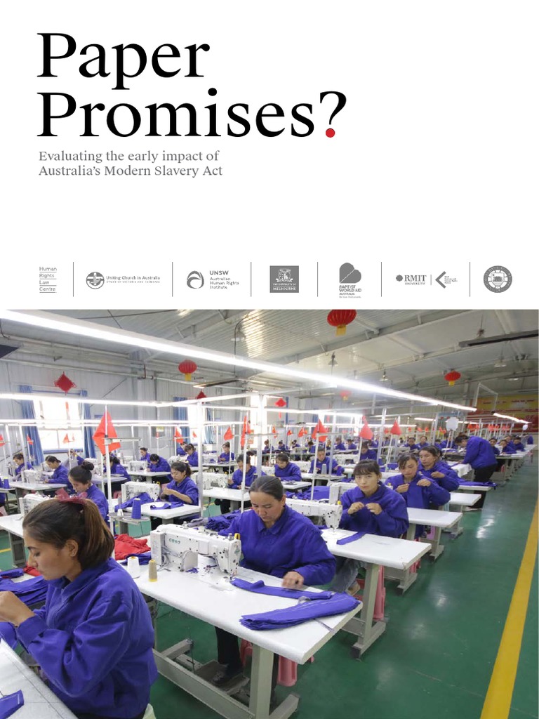 Paper+Promises Australia+Modern+ Slavery+Act 7 FEB | PDF | Supply Chain ...