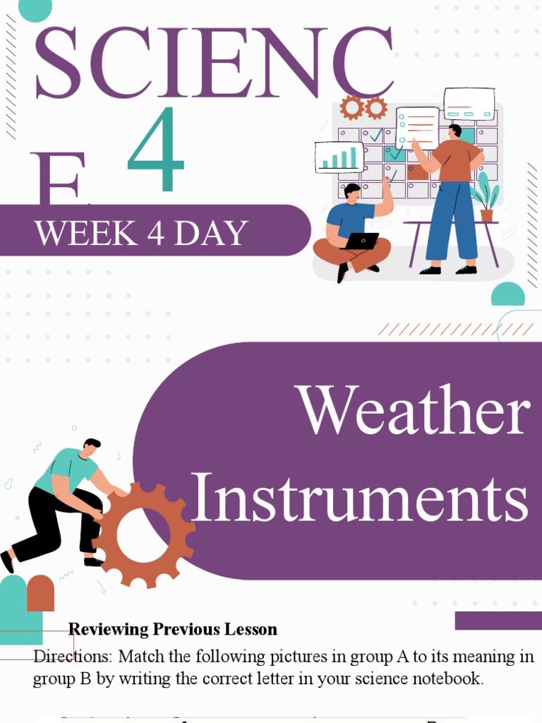 Weather Instruments for Students | PDF | Thermometer | Weather