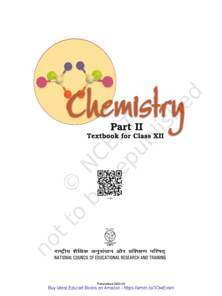 NCERT Class 12 Chemistry Book (Part II) | PDF NCERT Class 12 Chemistry Book (Part II) | PDF