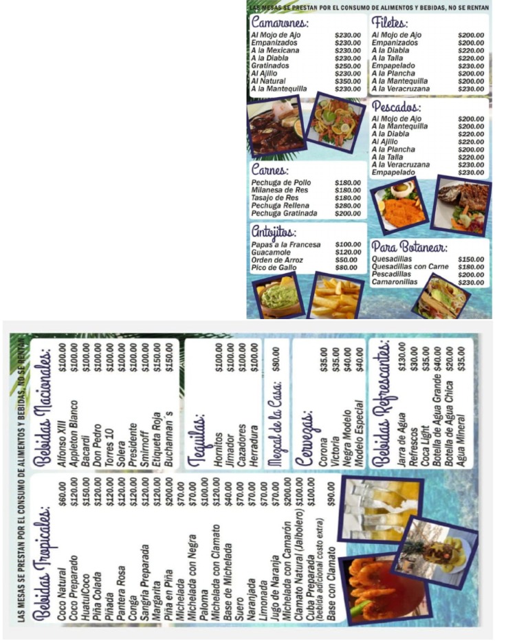menu largo | PDF
