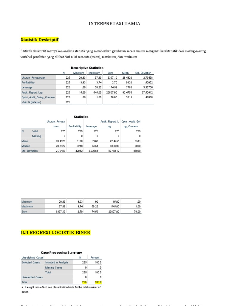 Hasil Olah Data SPSS | PDF