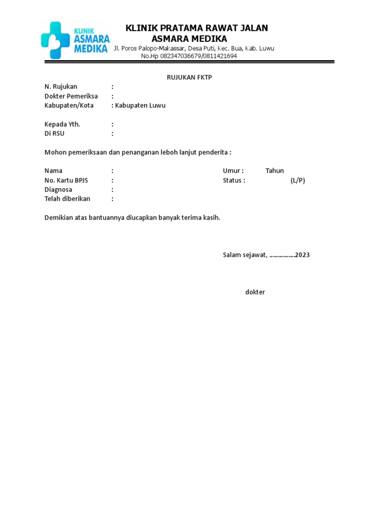 RUJUKAN FKTP | PDF