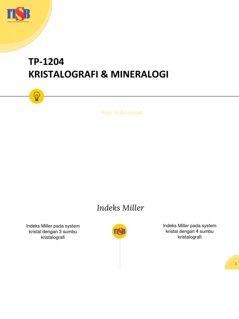 06 Indeks Miller | PDF