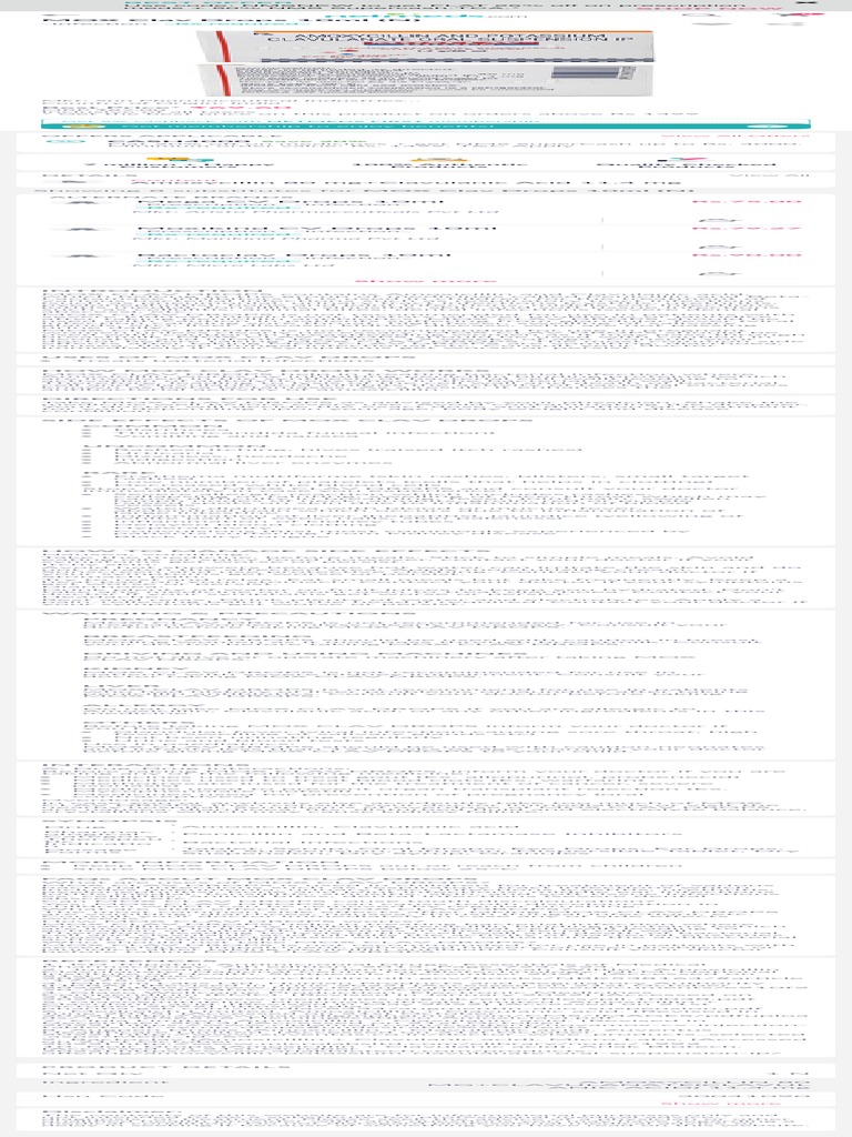 MOX Clav Drops 10ml - Buy Medicines Online at Bes | PDF