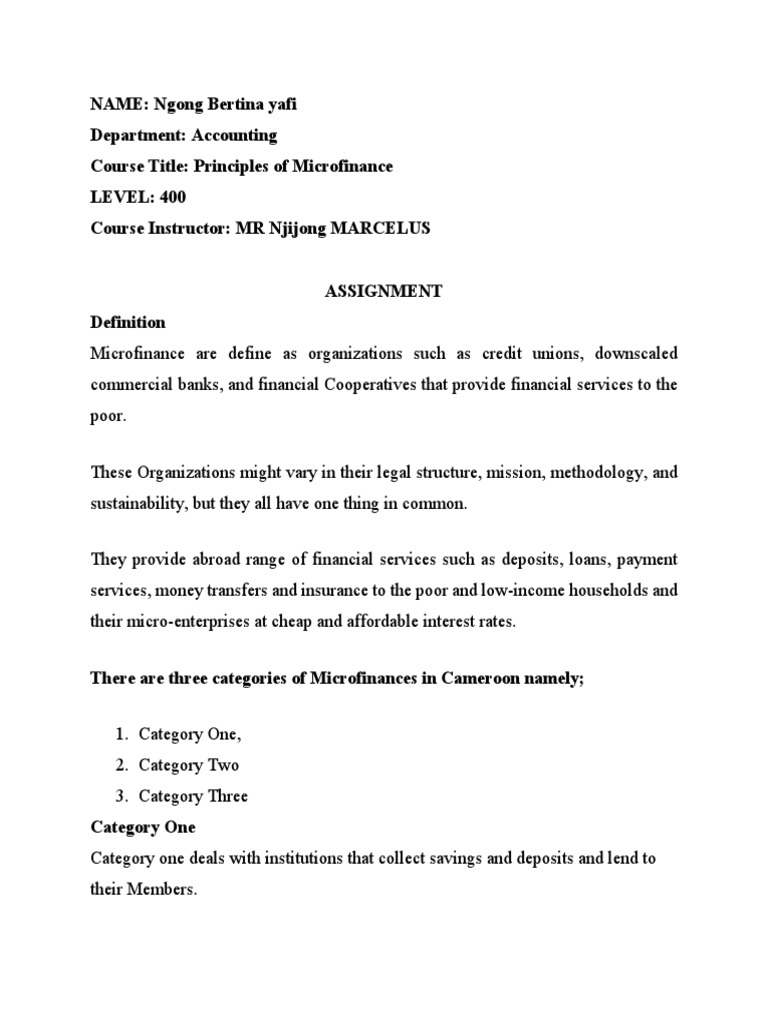 catergories-of-mfis-pdf