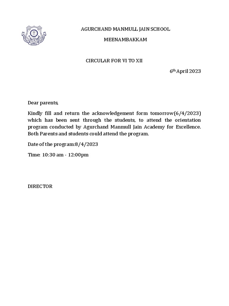 Academy Circular | PDF