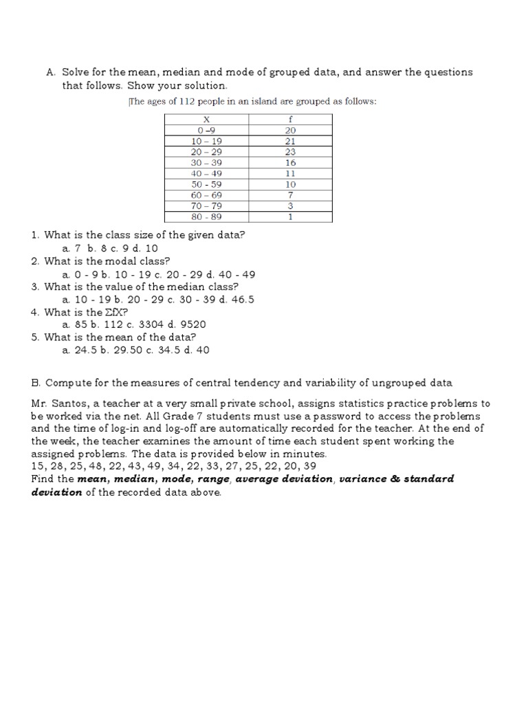 solve-for-the-mean-pdf