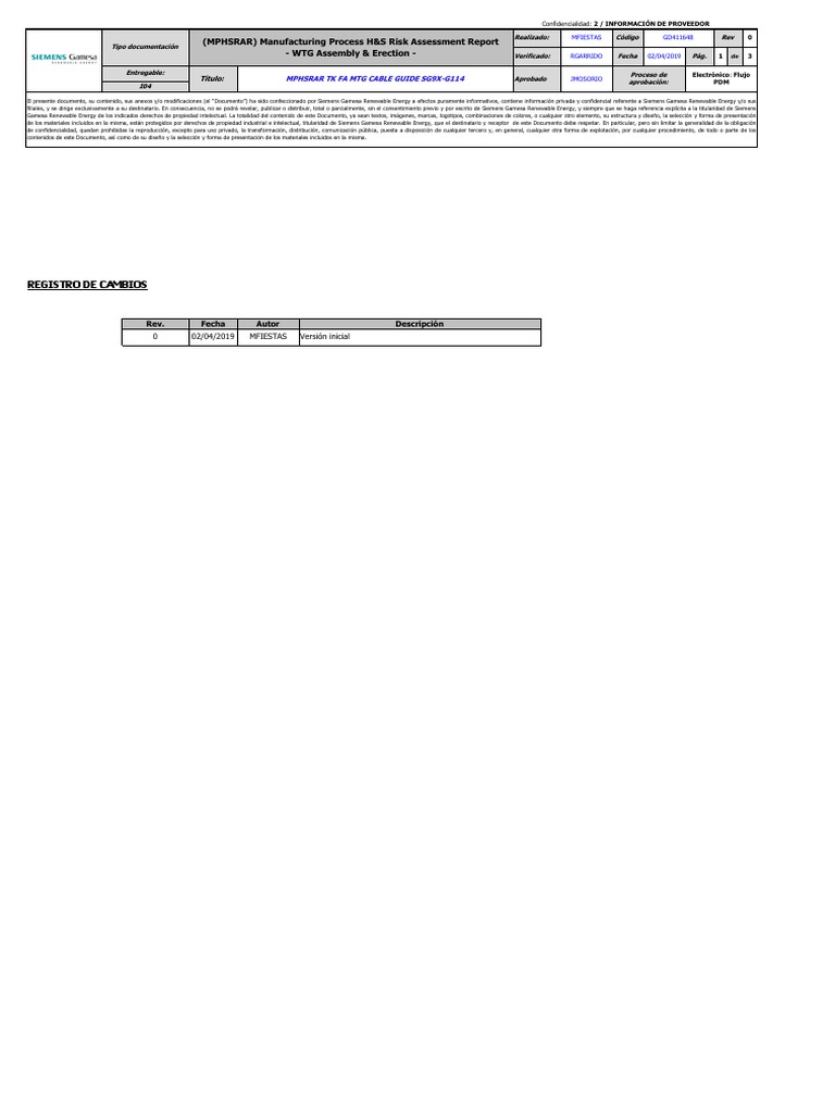 Gd411648-0 Mphsrar TK Fa MTG Cable Guide Sg9x-g114 | PDF