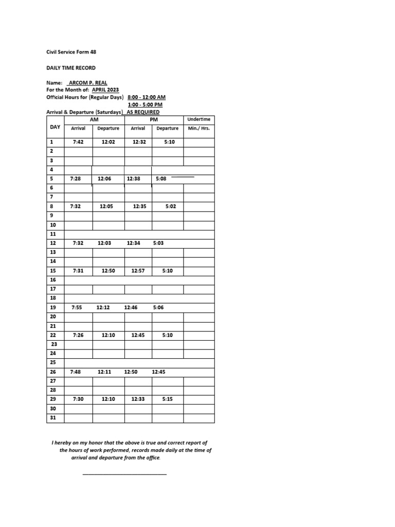 Arcom Dtr Final | PDF