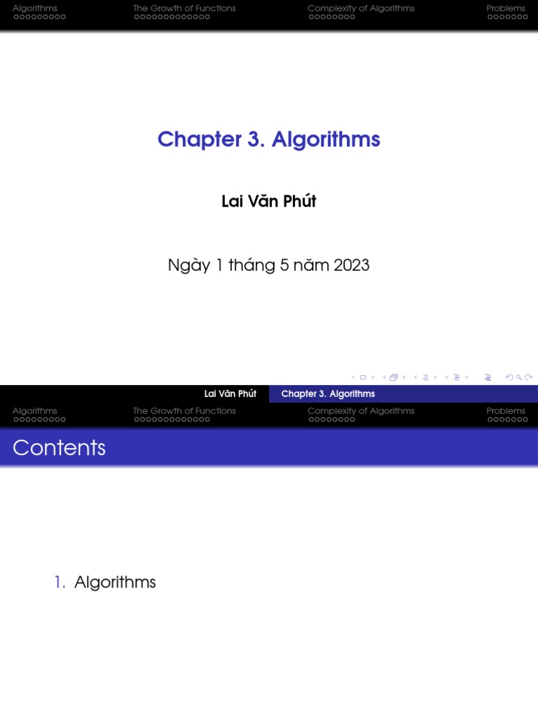 Chapter 3 Algorithms Pdf Time Complexity Computational Complexity Theory