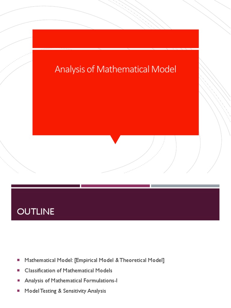 4 Analisis Mathematical Model Pdf