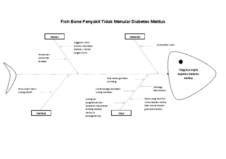 Analisis Fishbone Diabetes Melitus | PDF