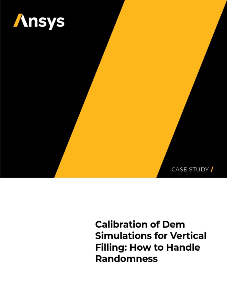 Calibration Dem Simulations Vertical Filling Handle Randomness | PDF | Mathematical Optimization ...