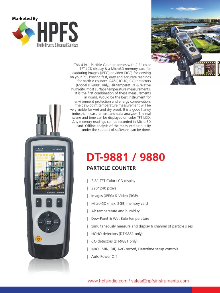 Air-Particle-Counter (HPFS) | PDF | Thin Film Transistor Liquid Crystal ...