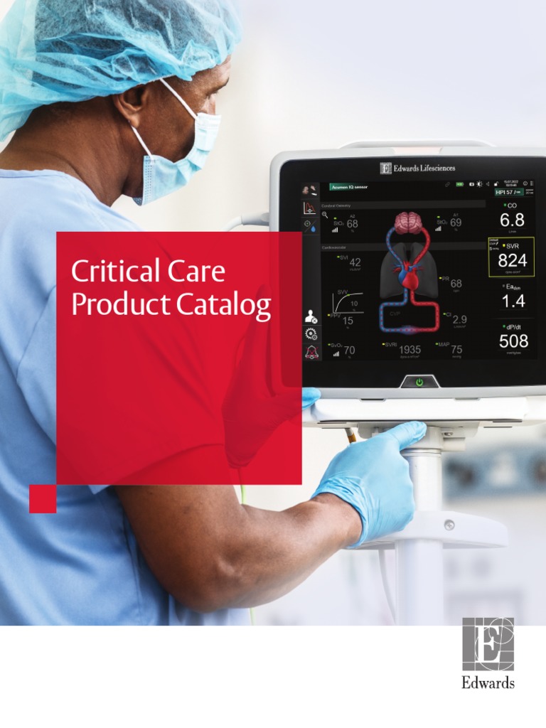 Edwards Lifesciences Critical Care Catalog | PDF | Hemodynamics ...