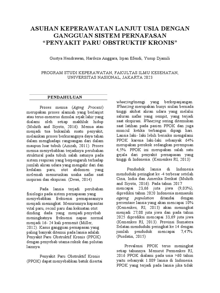 Askep Gerontik Ppok | PDF