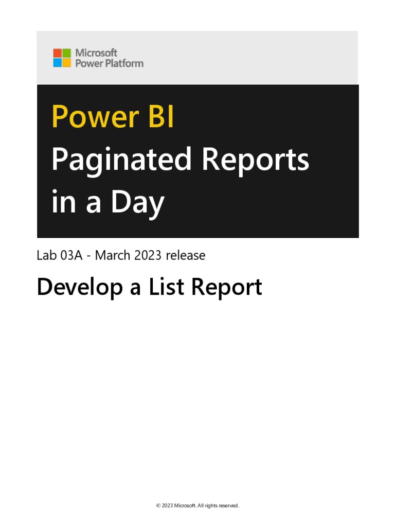 PowerBIPRIAD Lab03A | PDF | Computers