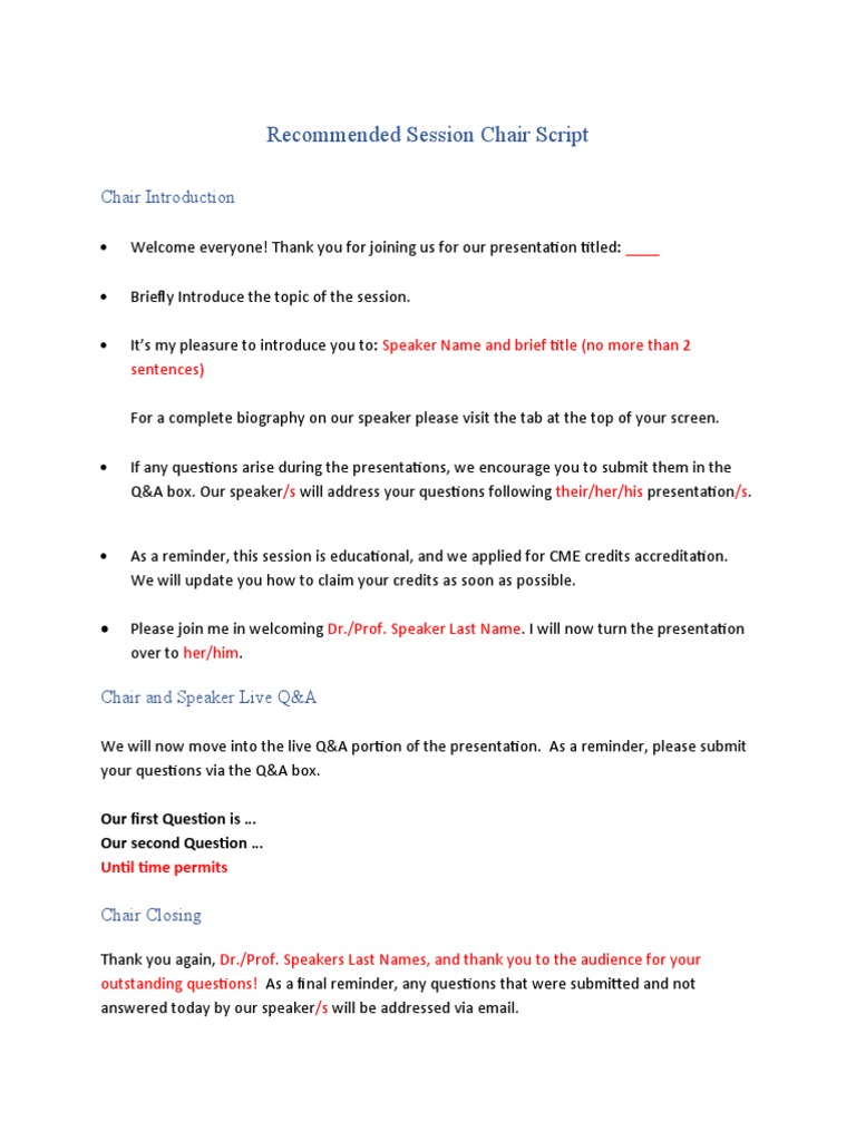 Chair-Script-2 | PDF