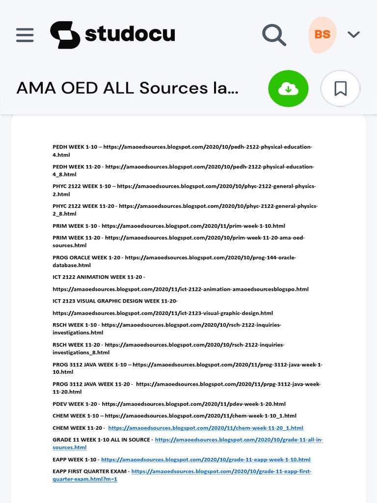 AMA OED ALL Sources Lahatan Na for Grade 11 and 12 - AMA OED SOURCES ...