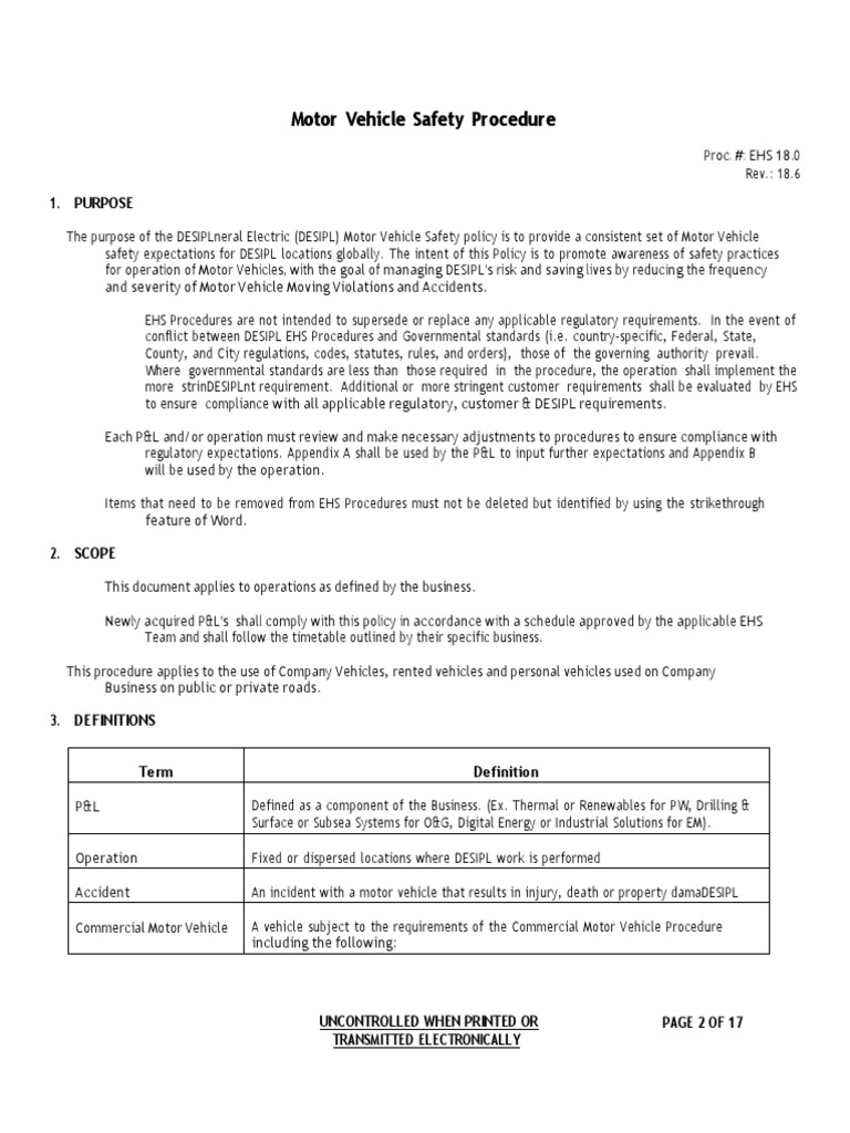 Global Motor Vehicle Safety Policy | PDF | Finance & Money Management