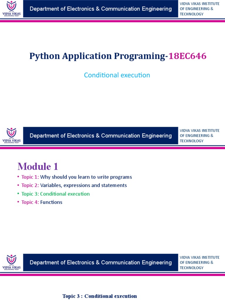 Python Session 5 Conditional | PDF