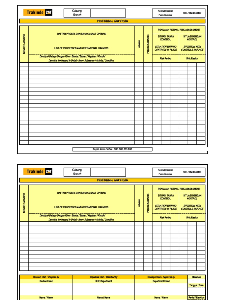 m.004.r00 - Risk Profile Form | PDF