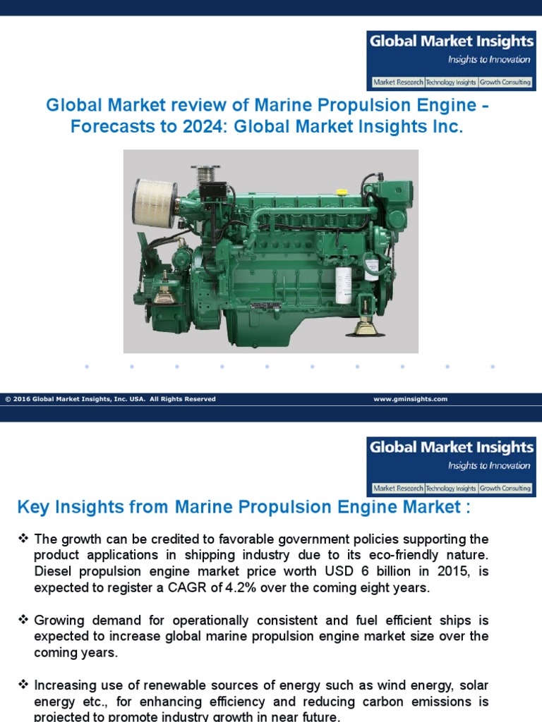Marine Propulsion Engine - Powerpoint | PDF