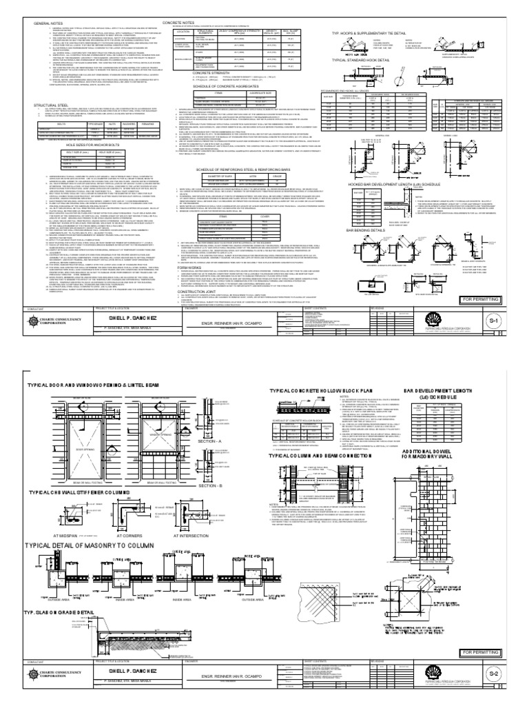 Structural FPD P.sanchez | PDF | Screw | Structural Steel