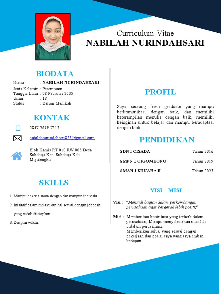 CV Nabilah | PDF
