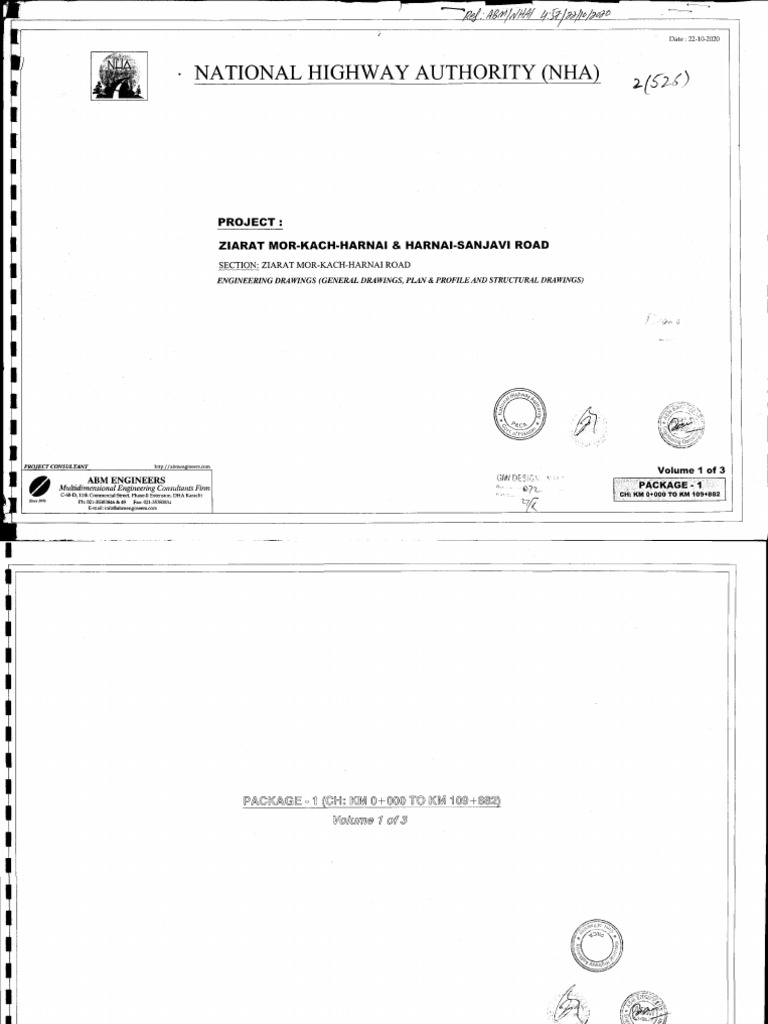 Tender Drawings For 2526 01 Vol 01 of 03 | PDF