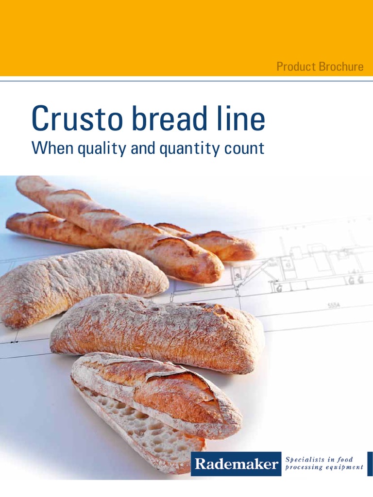 Rademaker Crusto Bread Line | PDF