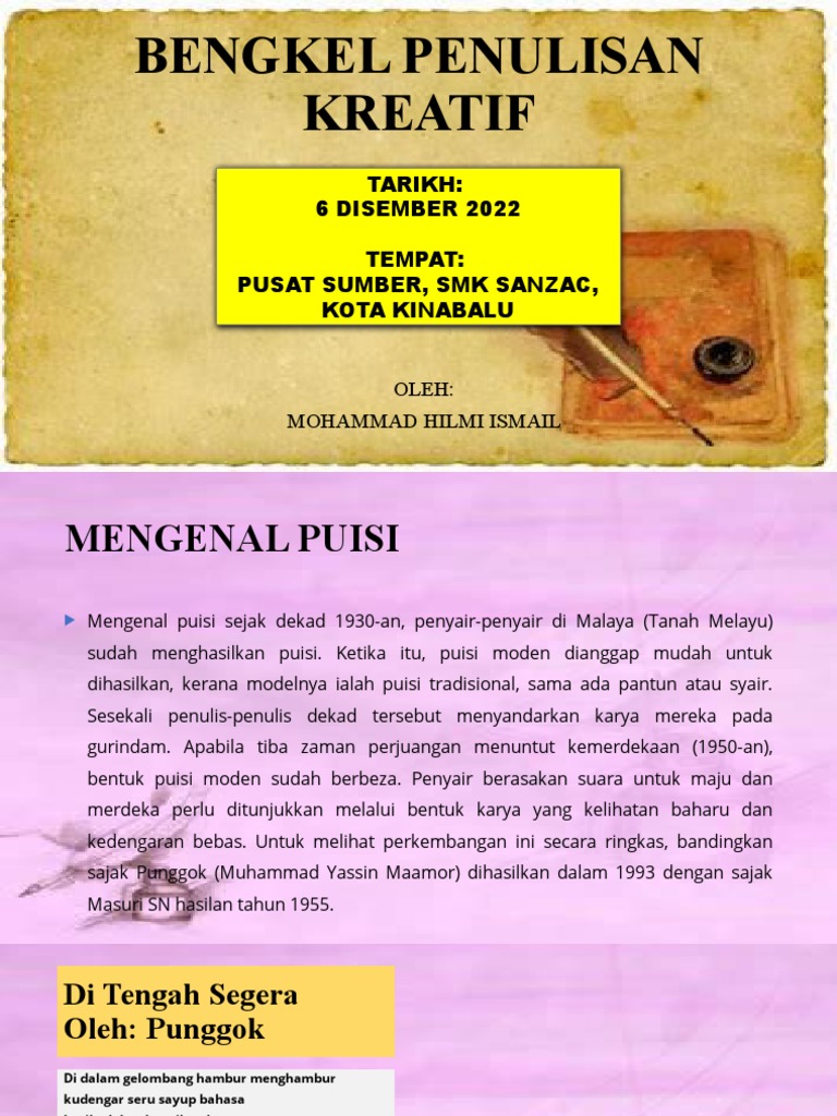 Bengkel Penulisan Kreatif | PDF