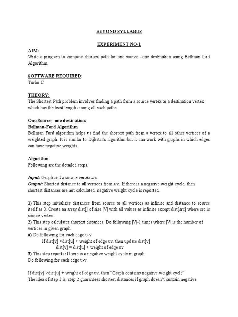 Beyond Syllabus - 1 | PDF