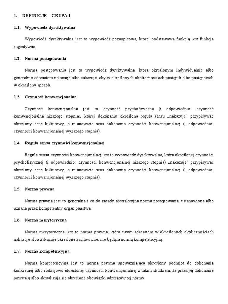 Notatki Prawoznawstwo Wyk.docx | PDF