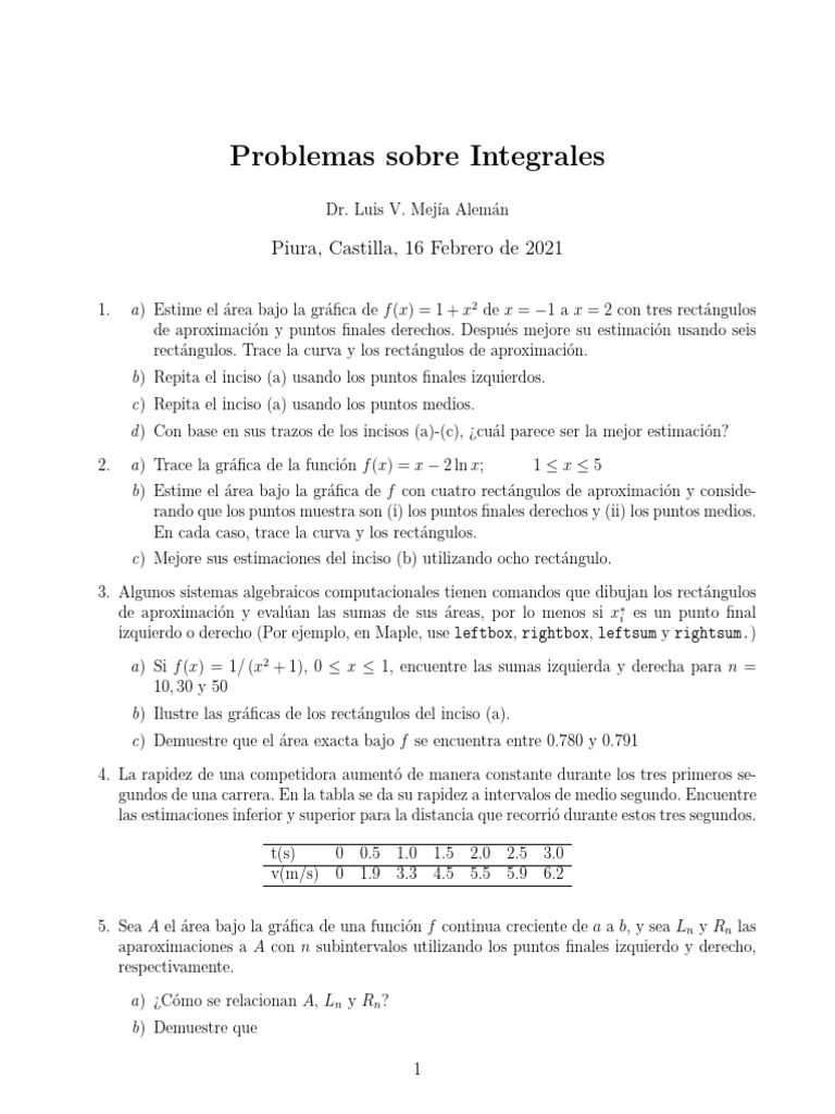 Tarea Grupal de Calculo | PDF | Integral | Cálculo