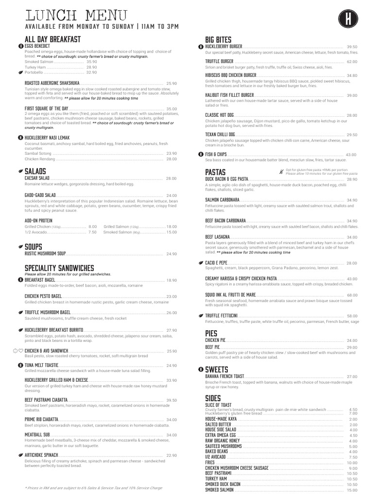 HFF Lunch Menu - 091122175715 | PDF | Hamburgers | Pasta