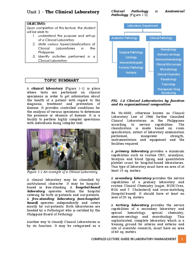 Laboratory-management-Compiled-Lecture-guide | PDF | Pathology | Medicine